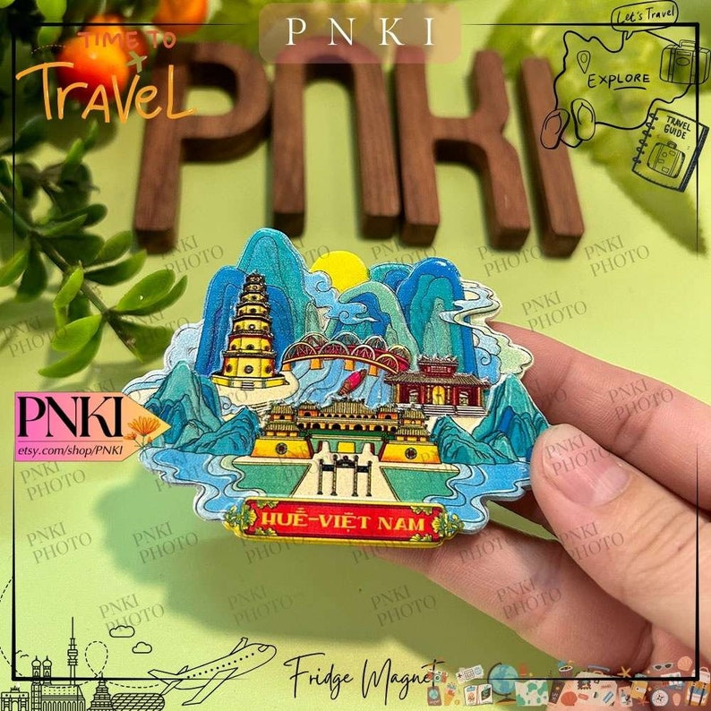 Fridge Magnet Vietnam Souvenir, Sai Gon, Ha Noi, Hoi An, Hue About Food ...