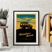 Adventure Awaits Land Rover Poster, Rover, Illustration, Wall Decor ...