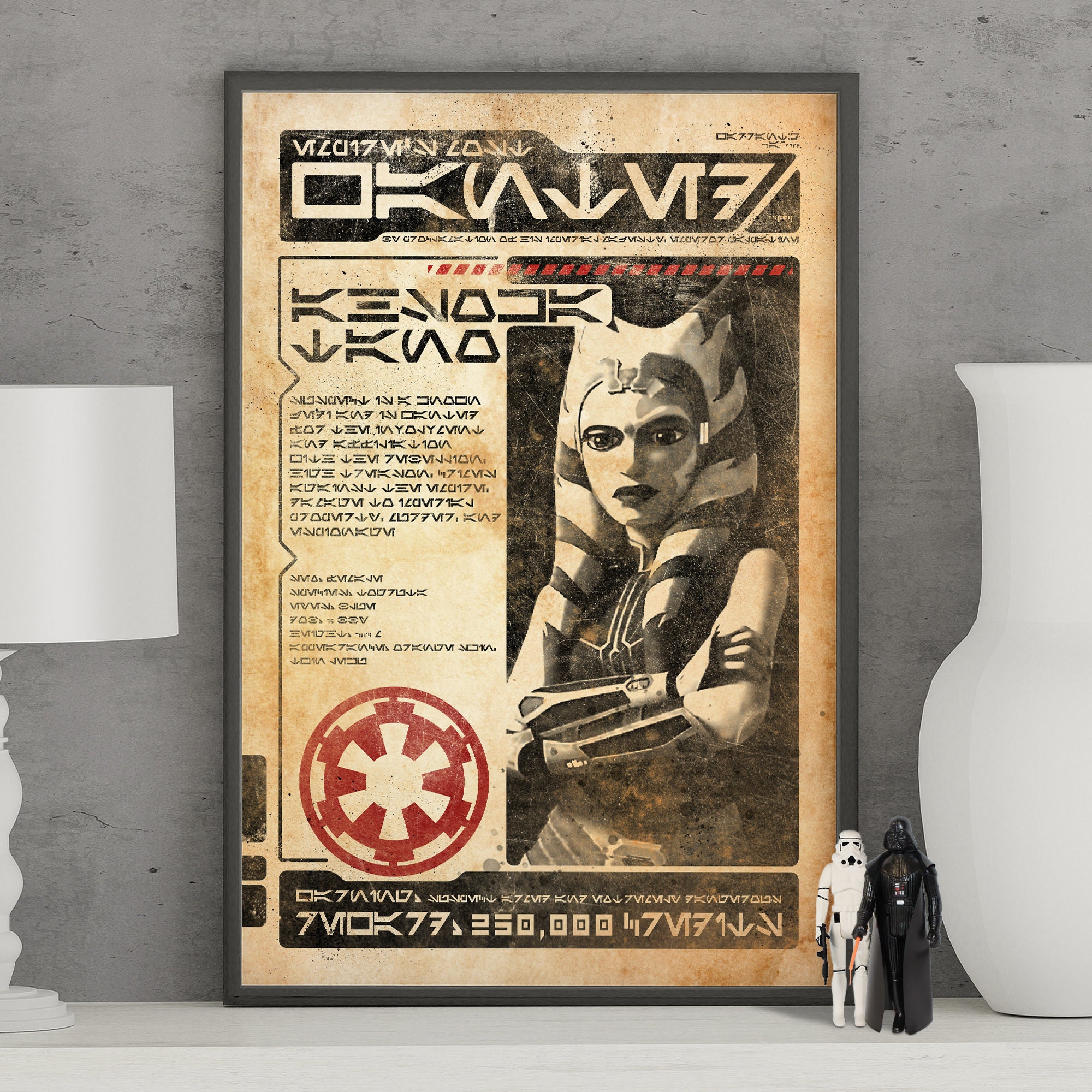 Ahsoka Tano Wanted Poster, Star Wars, Galactic Empire, Most Wanted ...