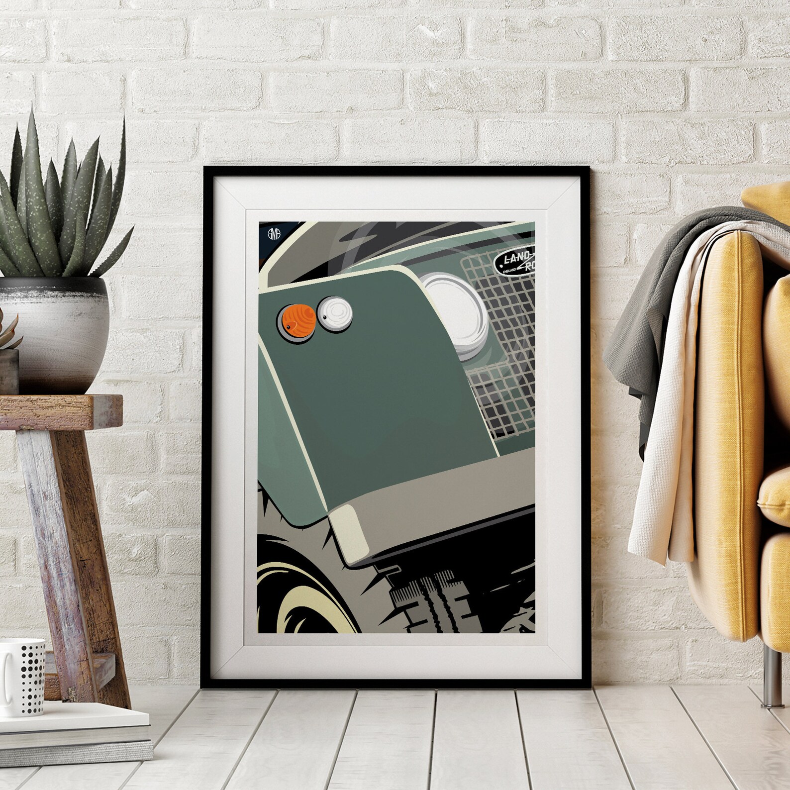 Land Rover Poster, Rover, Illustration, Art, Wall Decor, Land Rover ...