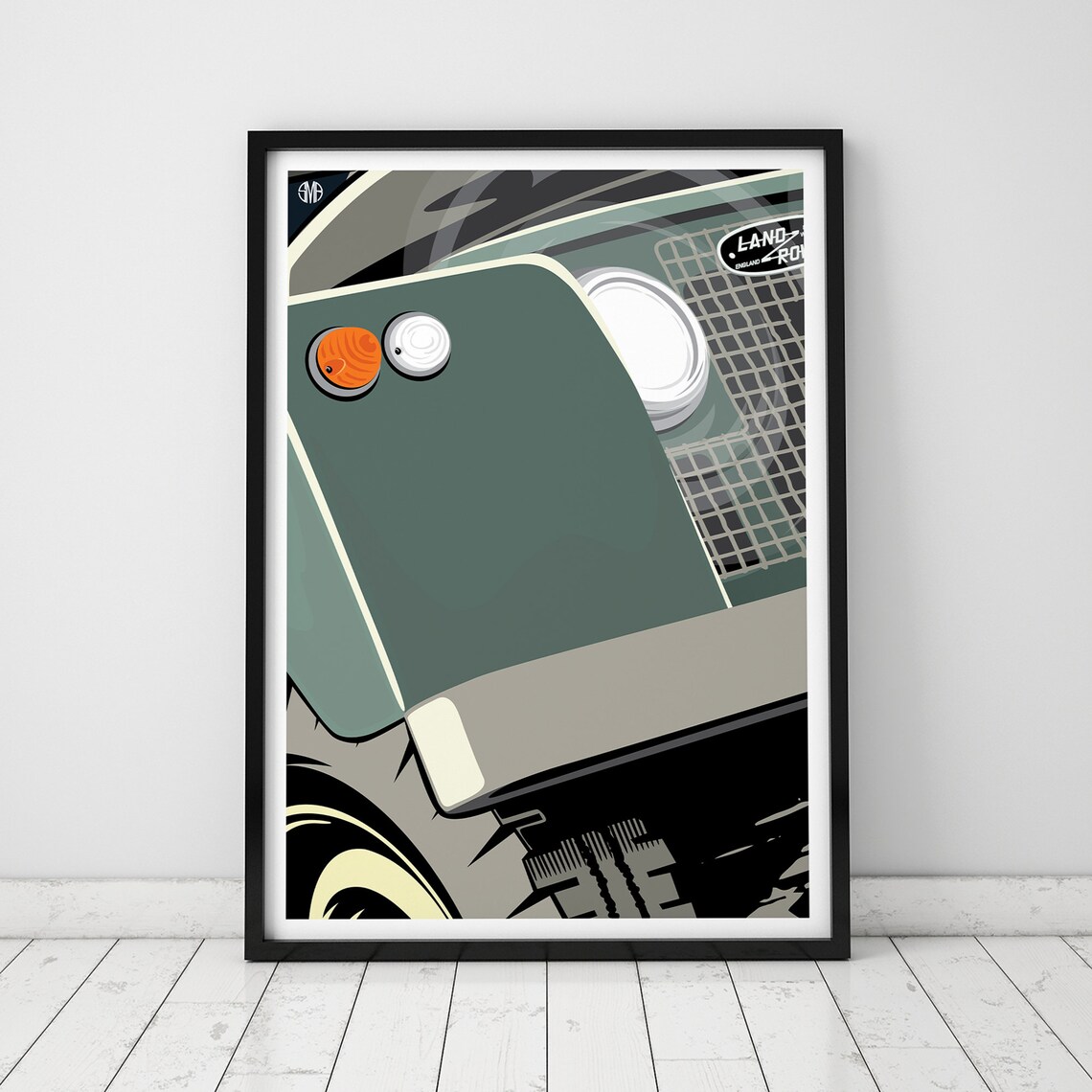 Land Rover Poster, Rover, Illustration, Art, Wall Decor, Land Rover ...