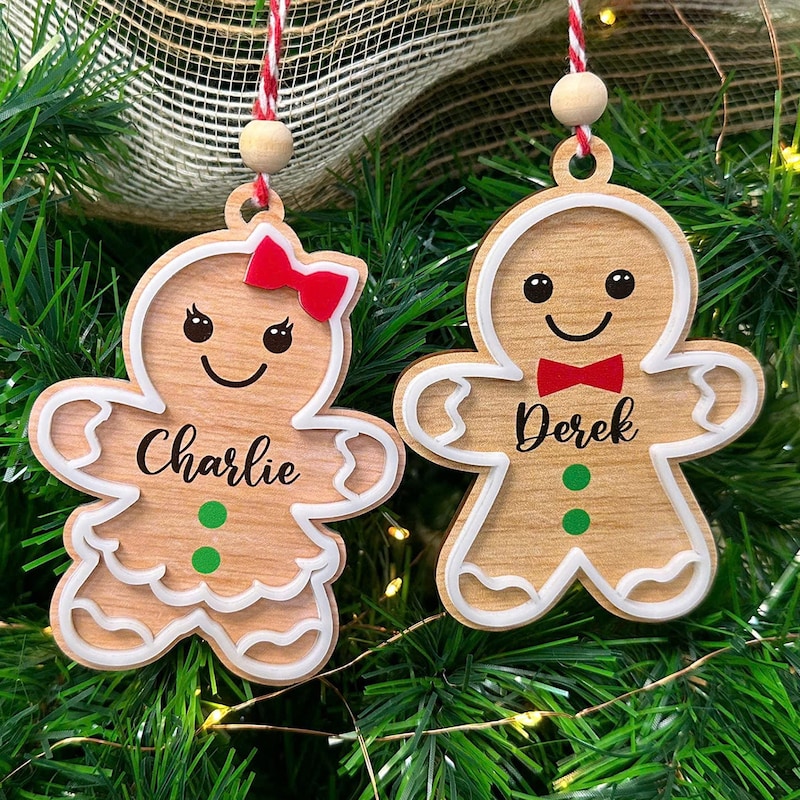 Gingerbread Ornament - Etsy