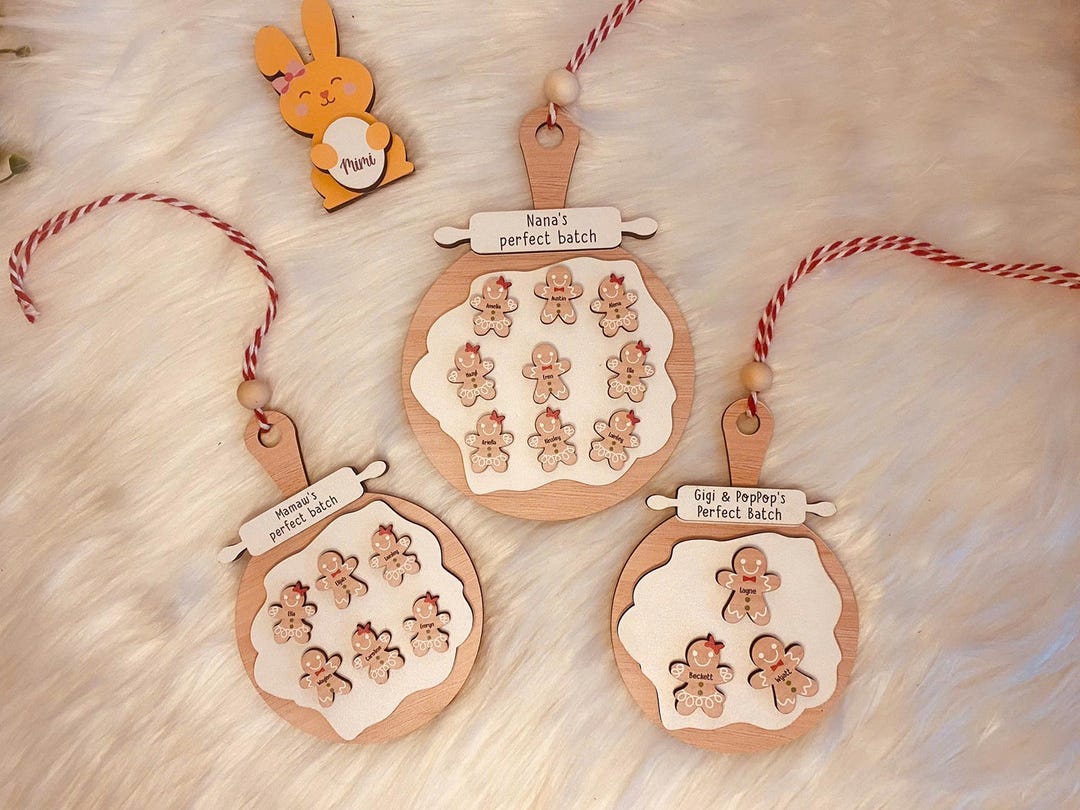 Personalized Gingerbread Christmas Ornament 2025, Grandma & Grandpa's ...