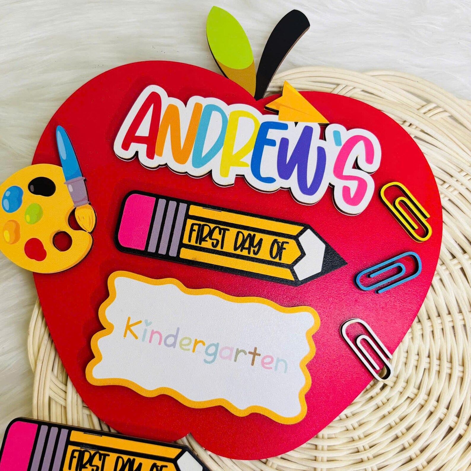Customized First and Last Day School Sign, Back to School Sign, Photo ...
