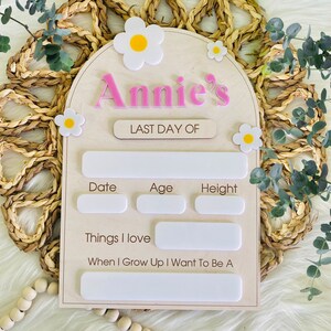 First & Last Day of School Interchangeable Sign, First Day of School ...