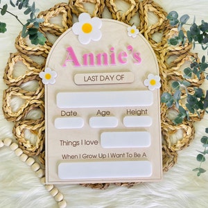 First & Last Day of School Interchangeable Sign, First Day of School ...