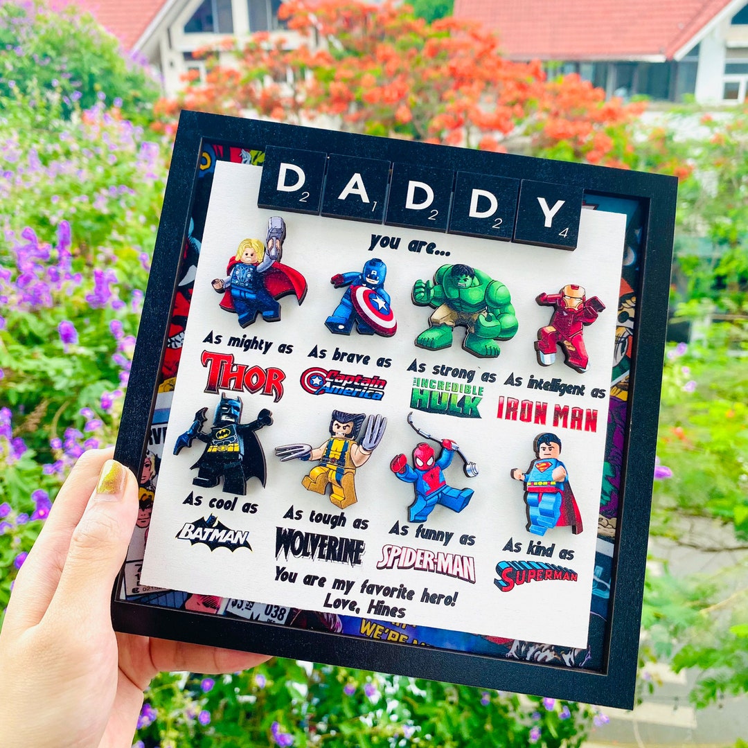 Personalized Father's Day Gift, the Best Dad Sign, Family Sign, Father ...