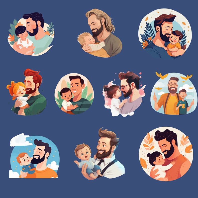 Fathers Day, Fathers Clipart, Dad Clipart, Daddy, Fathers Day Gifts ...
