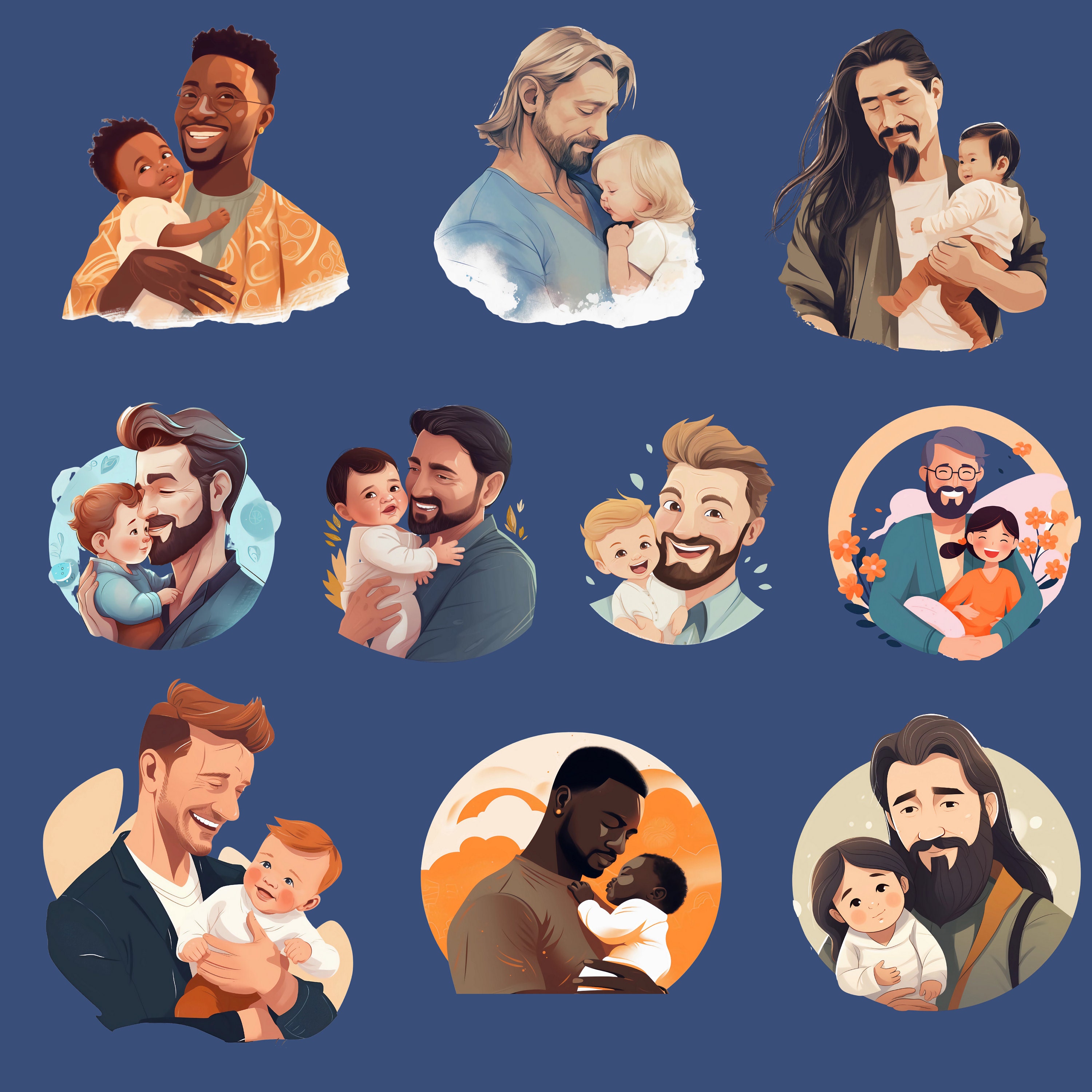 Fathers Day, Fathers Clipart, Dad Clipart, Daddy, Fathers Day Gifts ...