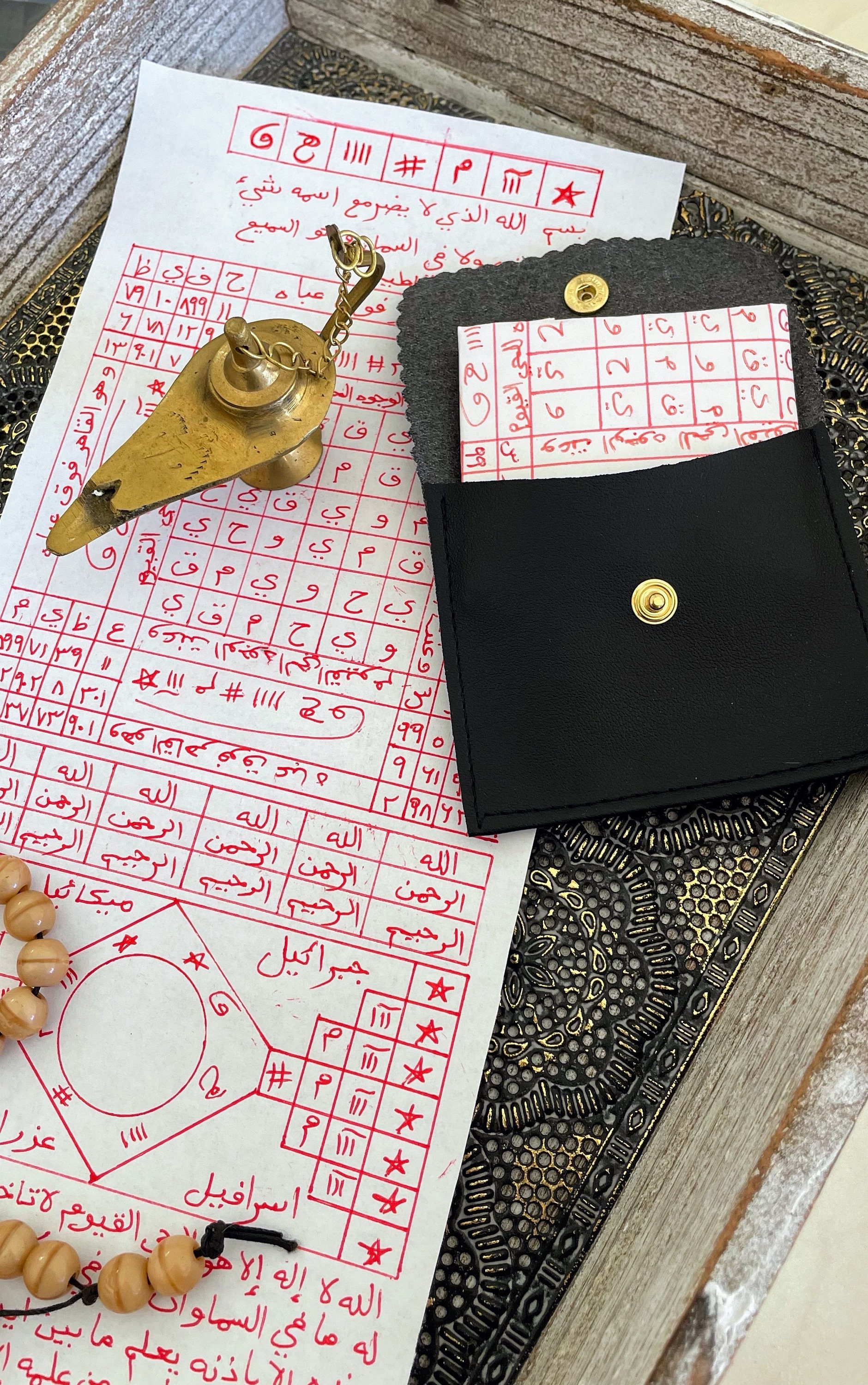 Protective Handmade Taweez Islamic Talisman, Shield Against Evil Eye ...