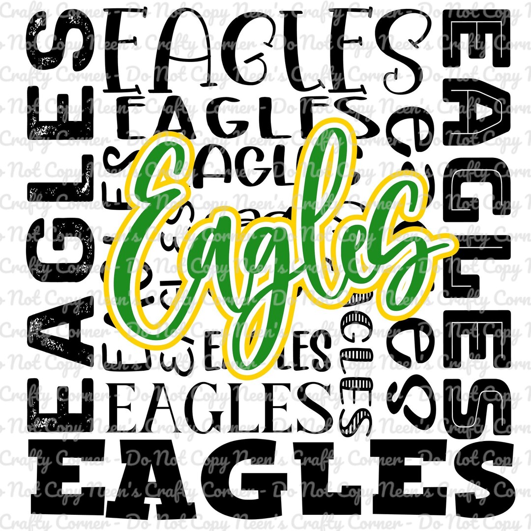 Eagles, School Mascot, PNG - Etsy