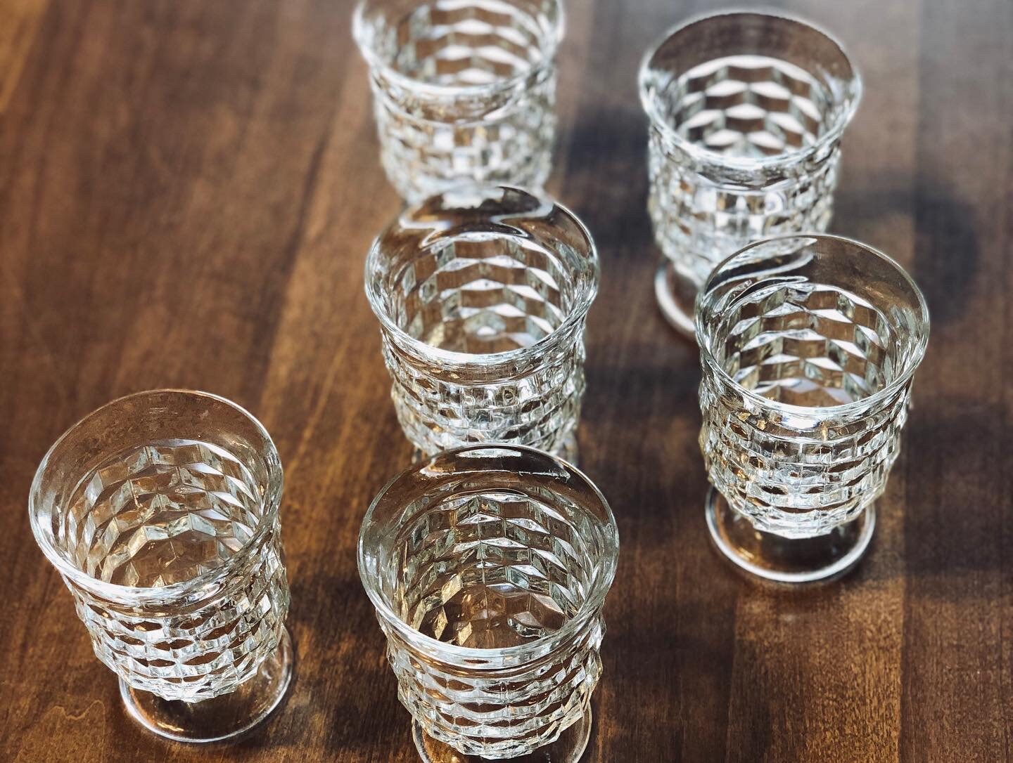 Set of 6 Indiana Glassware Company Clear Juice Glasses - Etsy