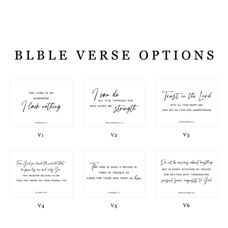 Custom Bible Verse Plaque, Christian Wedding Gift, Baptism Gifts ...