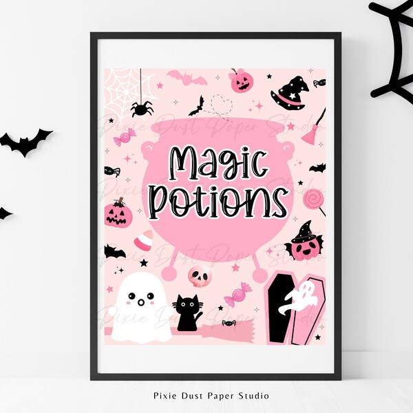 Magic Potion Sign - Etsy