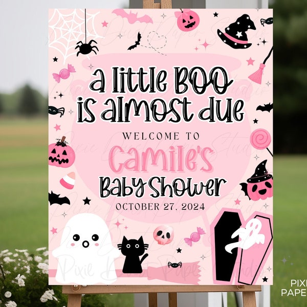 A Little Boo is Almost Due Decor - Etsy