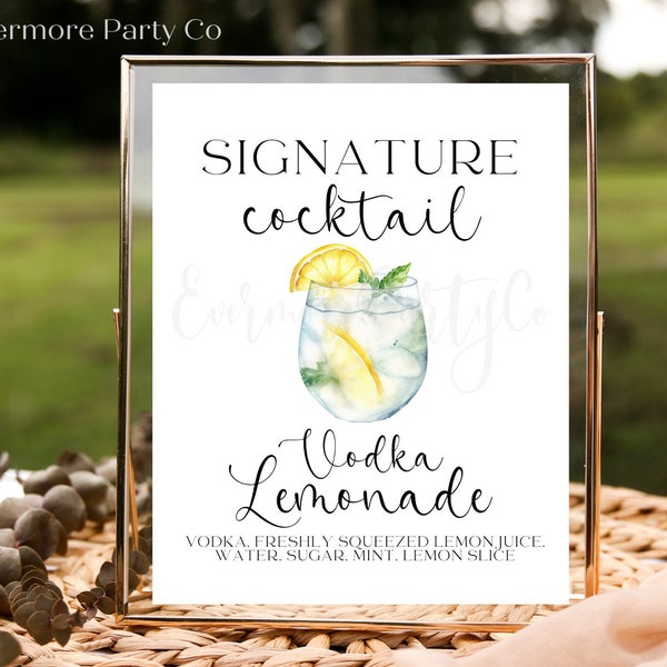 Lemonade Bar Sign - Etsy