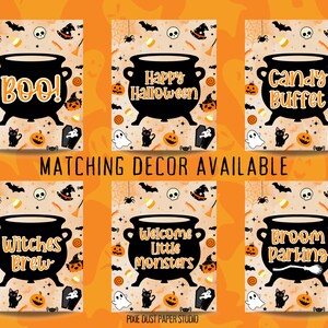 Eat, Drink and Be Spooky - Halloween Digital Sign - 5x7, 8x10, Food ...