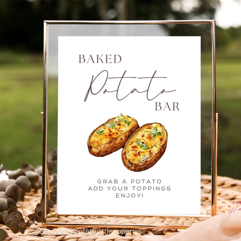 Potato Bar - Etsy