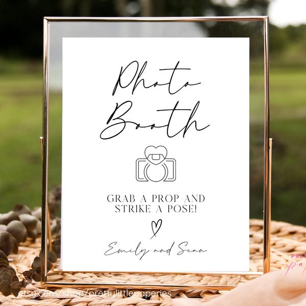 Photo Booth Sign - Etsy