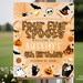 Four Ever Spooky Halloween Birthday Welcome Sign - Custom Printed Foam ...