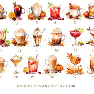 Printed or Digital Fall Signature Cocktail Drinks Sign - Wedding ...