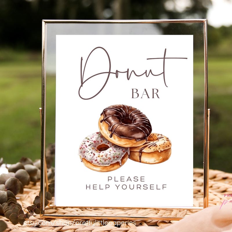 Donut Bar Sign - Etsy