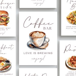 Pancake Station, Editable Template Instant Download Sign, Breakfast ...