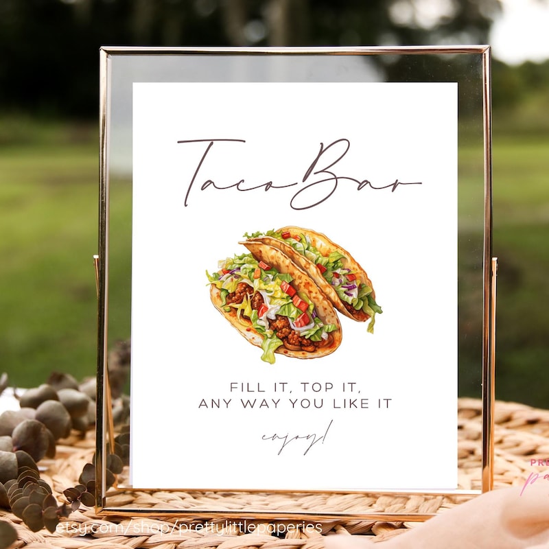 Wedding Taco Sign - Etsy