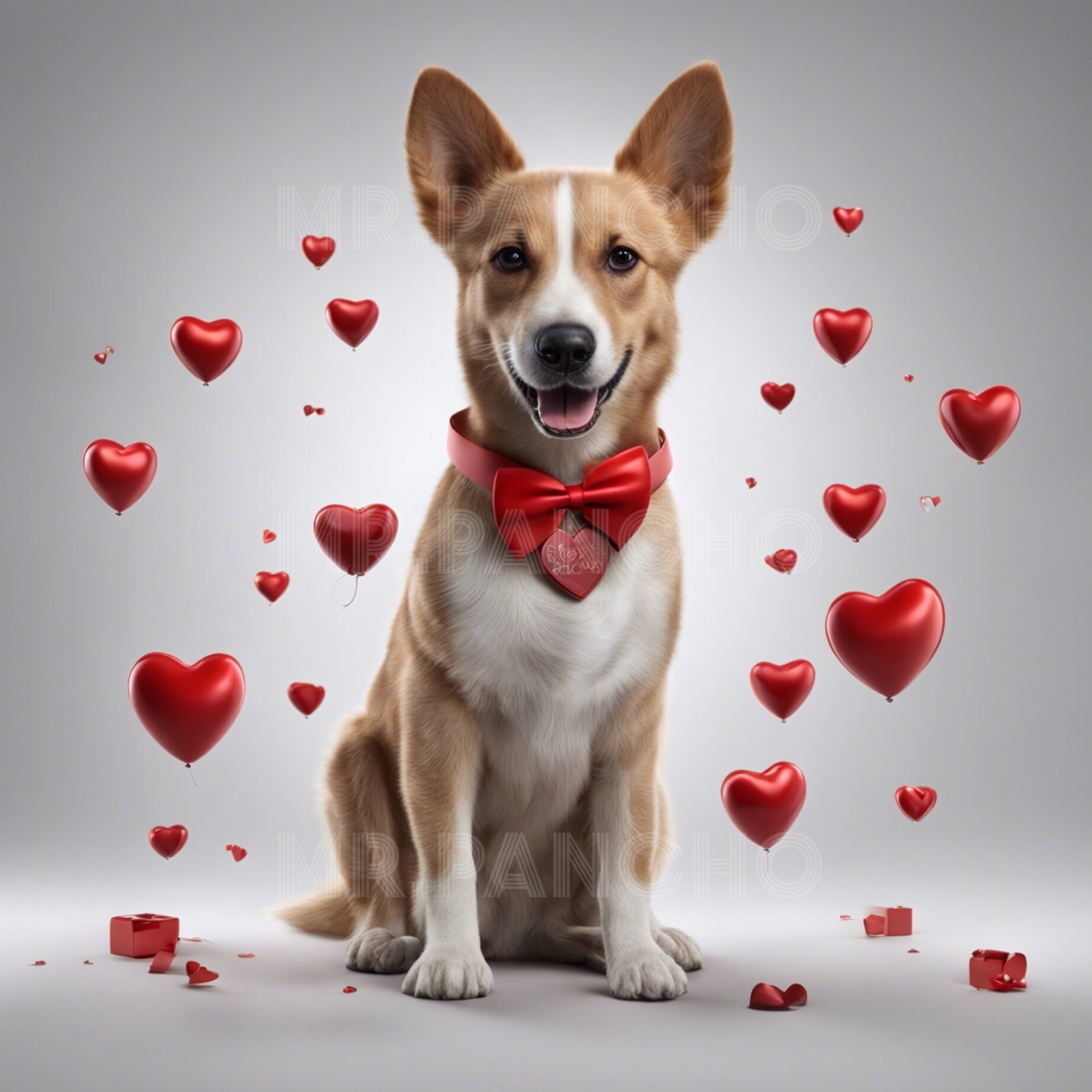 Happy Valentines Dog & Hart Svg Clipart Bundle, Be My Funny Valentine ...