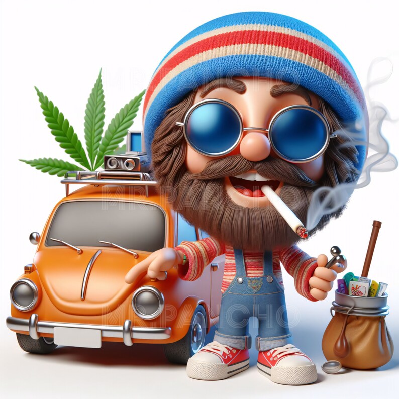 Reggae Jamaica Stoned Hippie SVG & PNG, Marijuana Happy Face Art, Weed ...