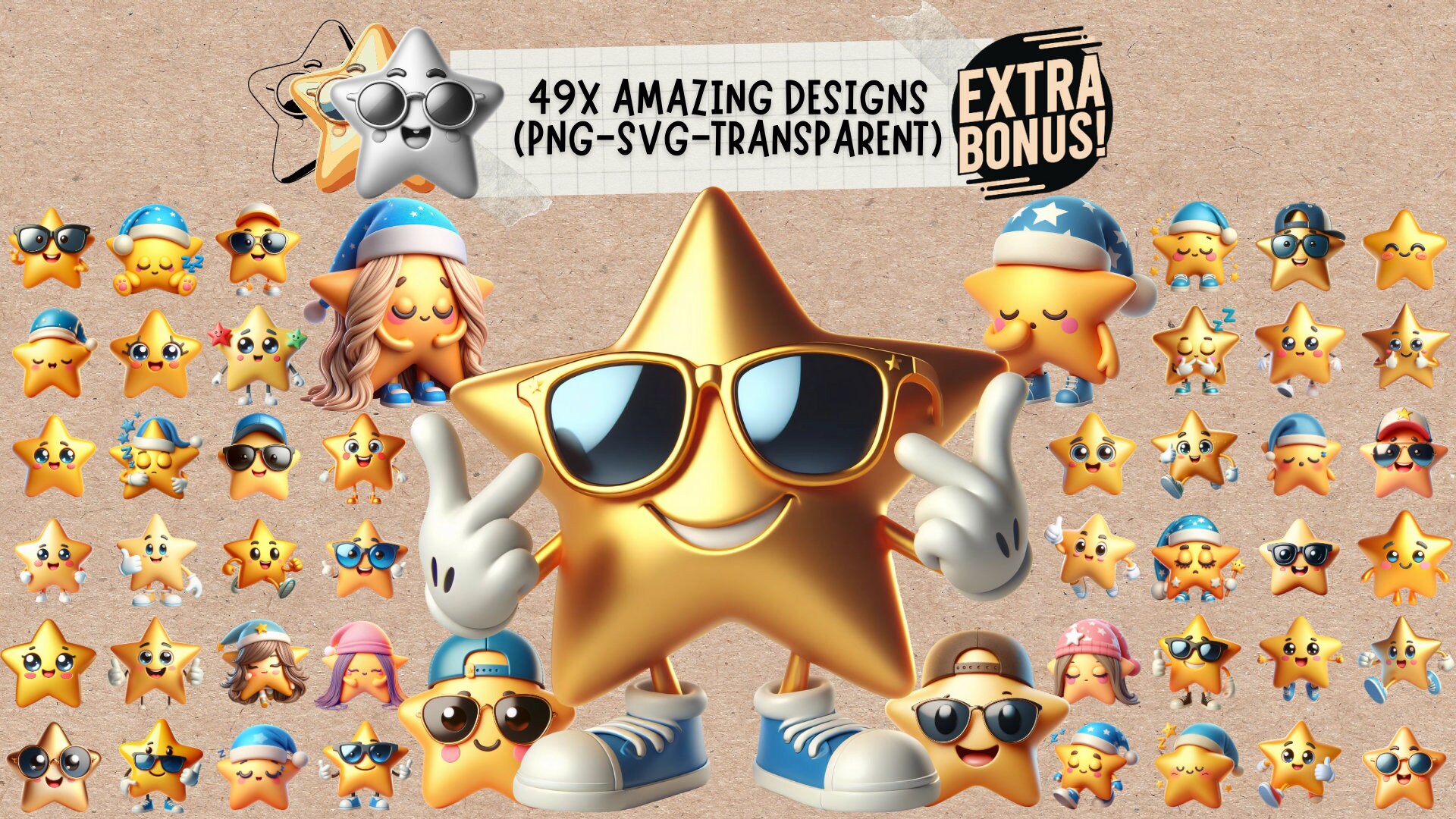 Celestial Star Smiley Svg File Sublimation Design, Shooting Astronaut ...