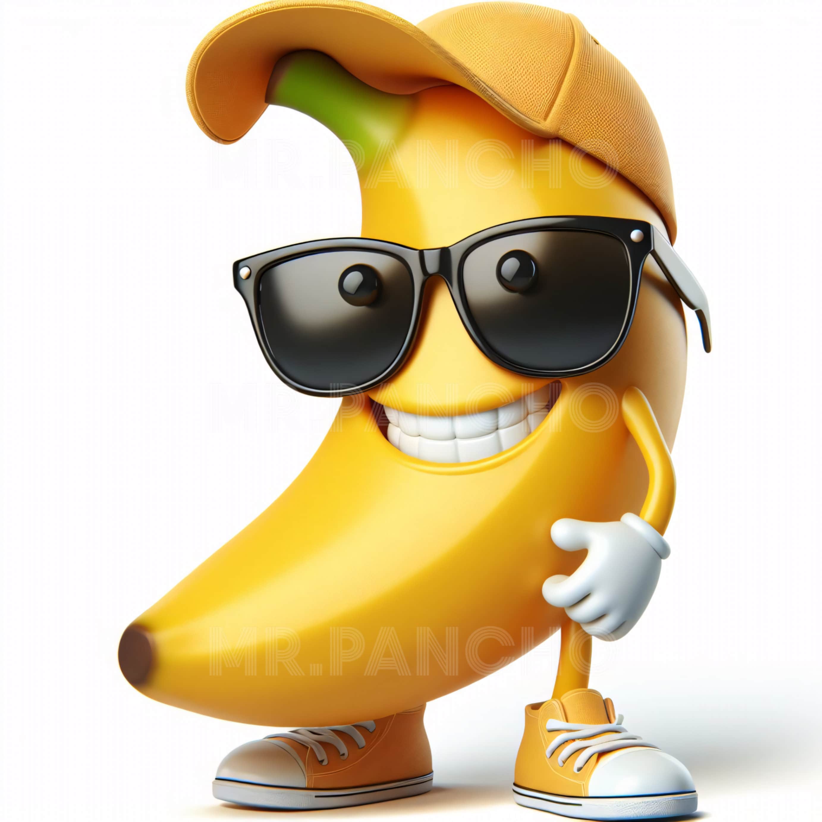 Funny Banana Sticker Spring Fruit Svg & Png Bundle, Summer Fruits ...