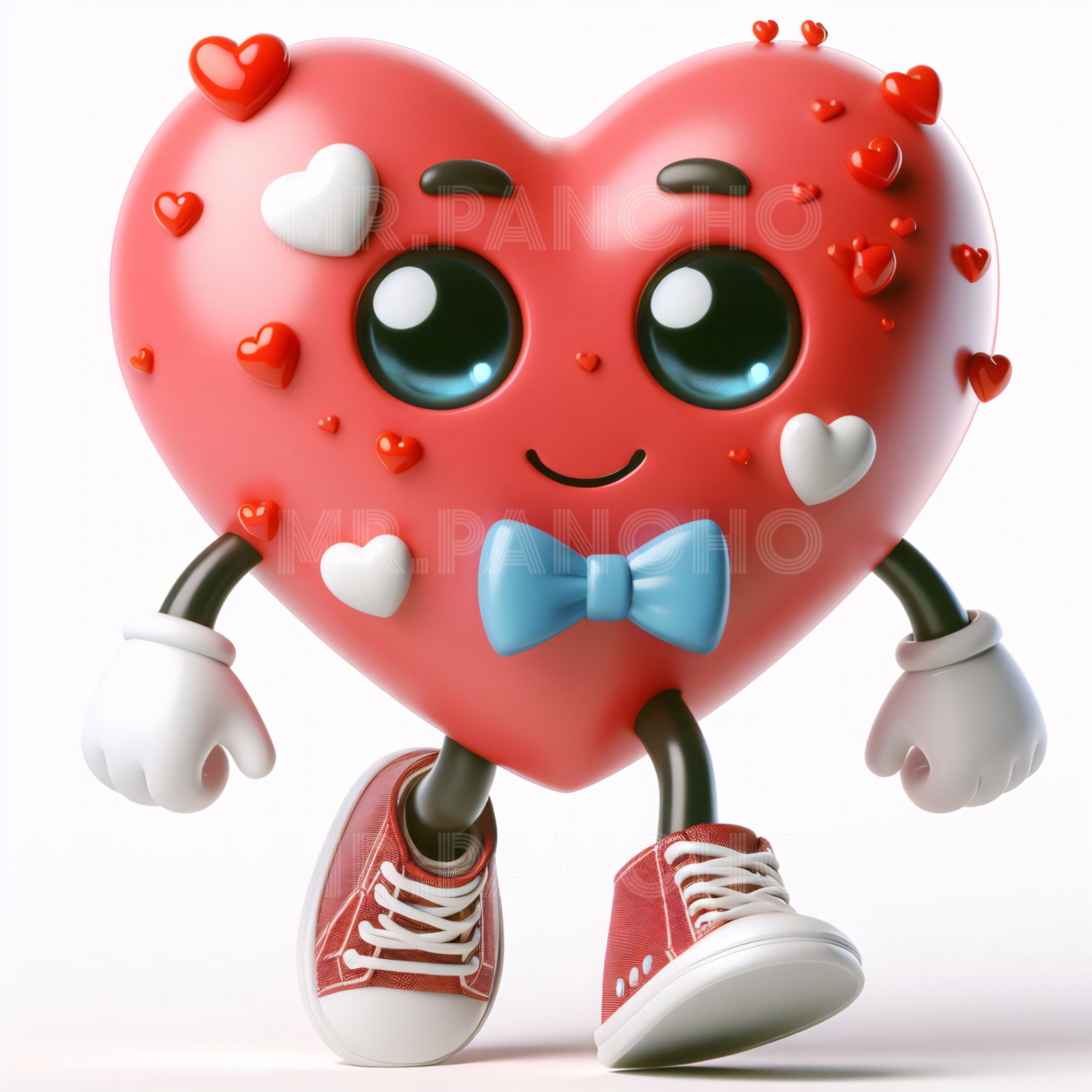 Valentine Candy Heart Smiley Svg & Png Clipart Bundle, Be Mine and I ...