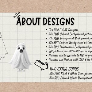 Cute Ghost Face Svg & Png Clipart Bundle, Christmas or Halloween Ghosts ...