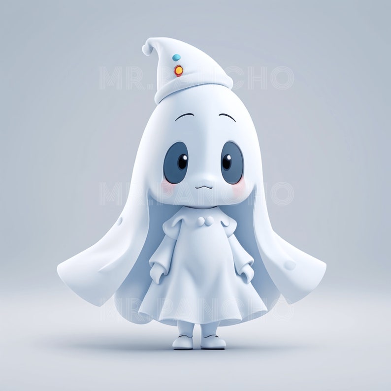 Cute Ghost Svg & Png Clipart Bundle Christmas or Halloween - Etsy