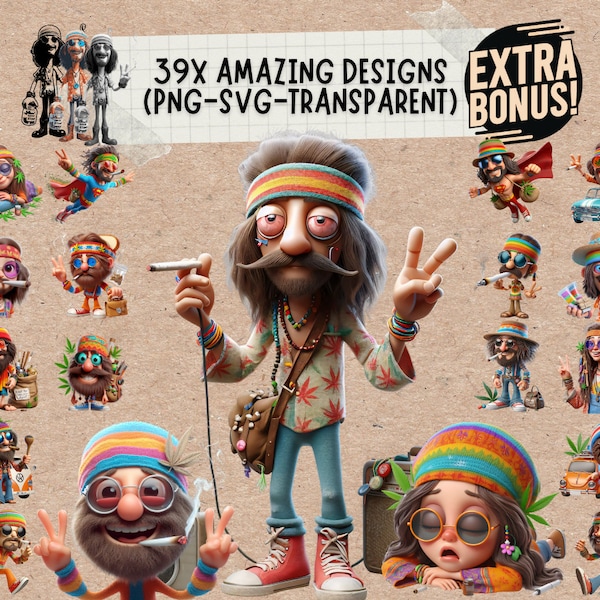 Stoned Cartoon Svg - Etsy
