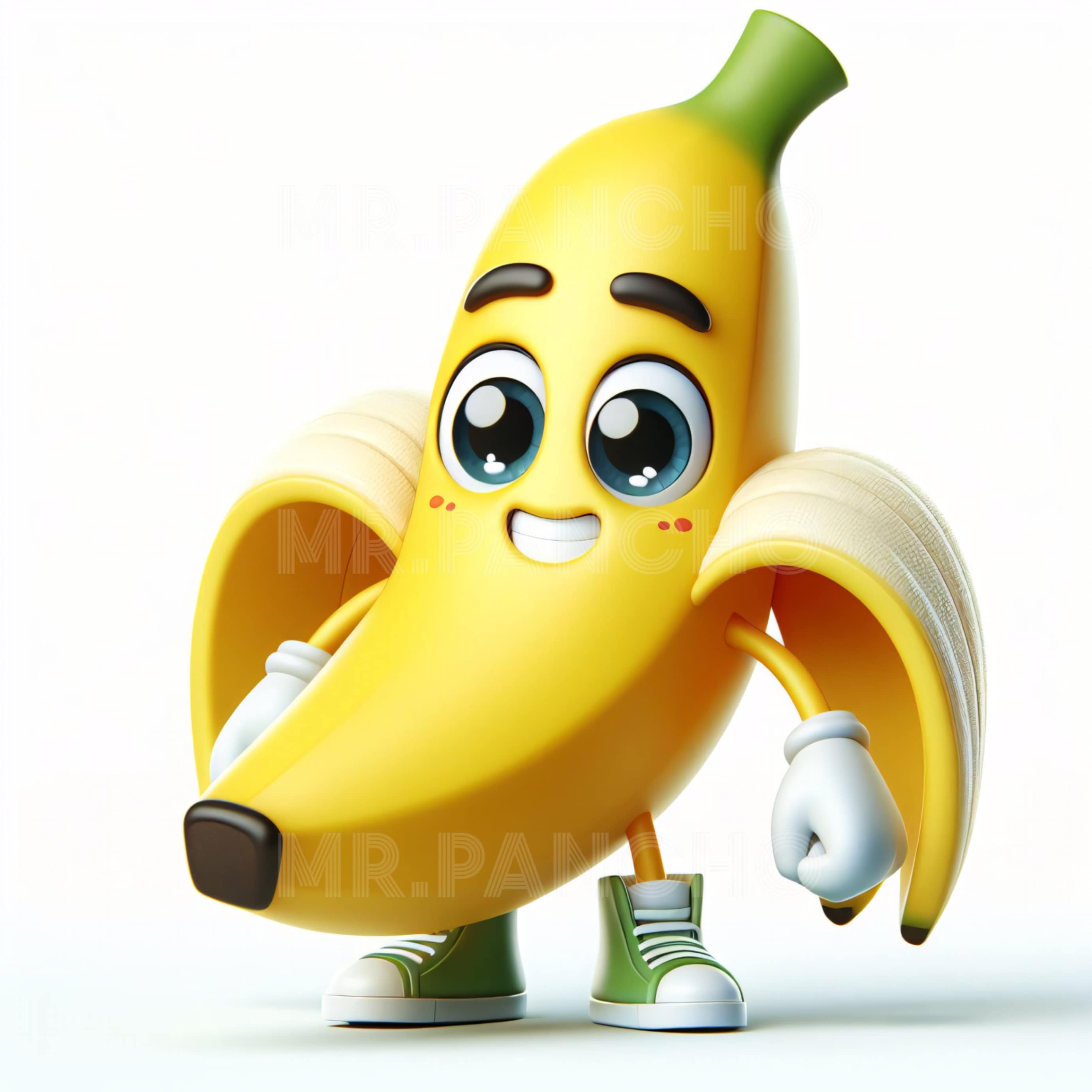 Funny Banana Sticker Spring Fruit Svg & Png Bundle, Summer Fruits ...