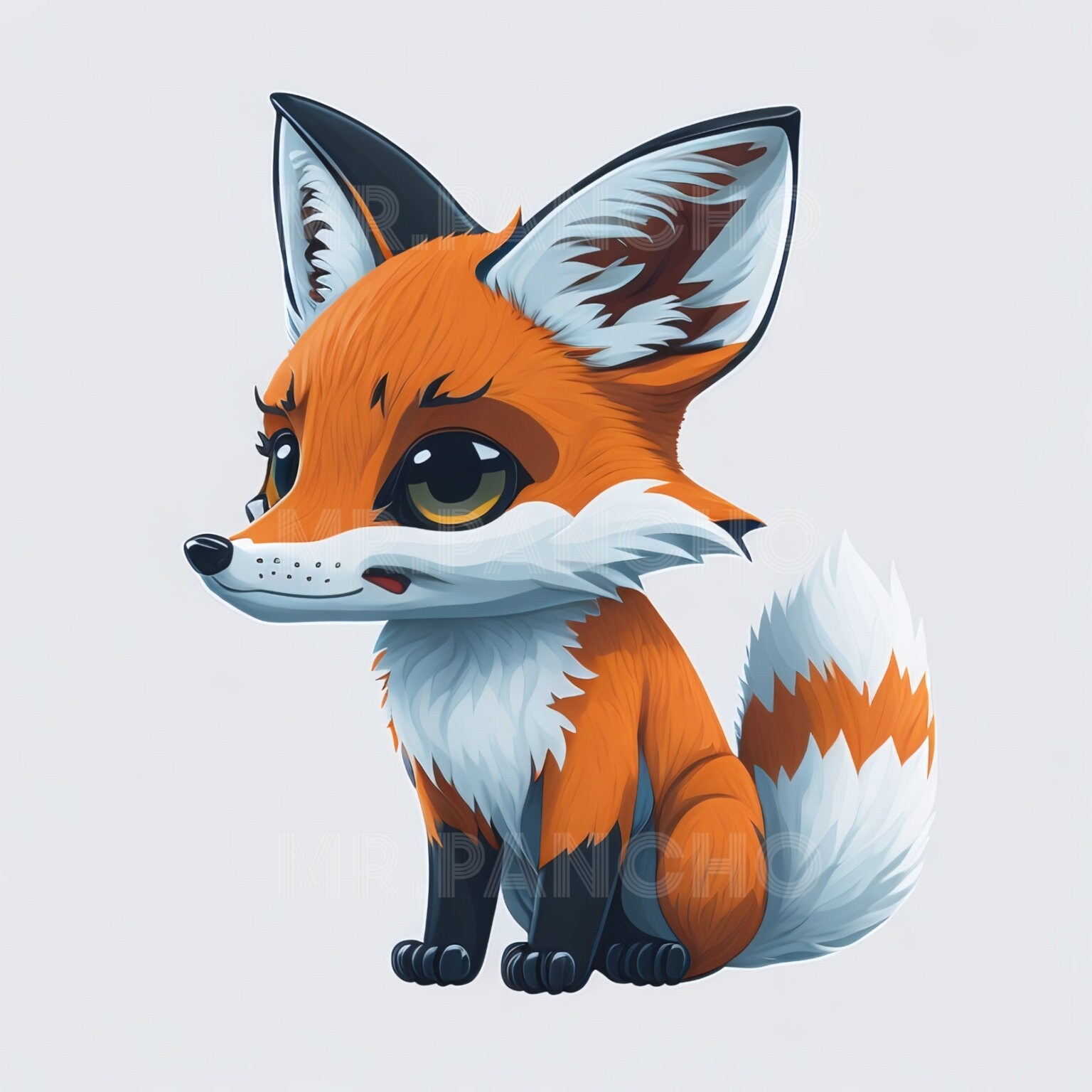 Whimsical Fox Cartoon PNG & SVG Clipart, Cute Fox Faces and Woodland ...