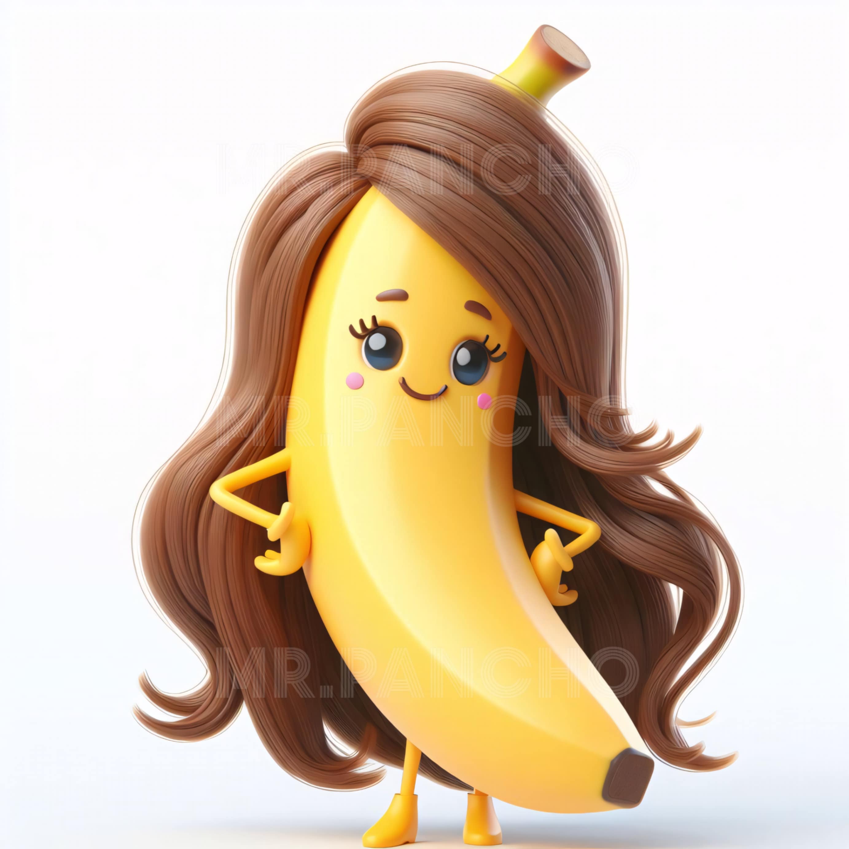 Funny Banana Sticker Spring Fruit Svg & Png Bundle, Summer Fruits ...