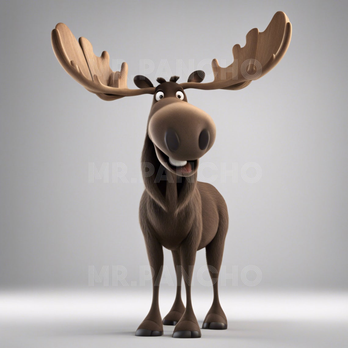 Moose Head Svg & Png Clipart Bundle With Monogram Svg, Nature Forest ...