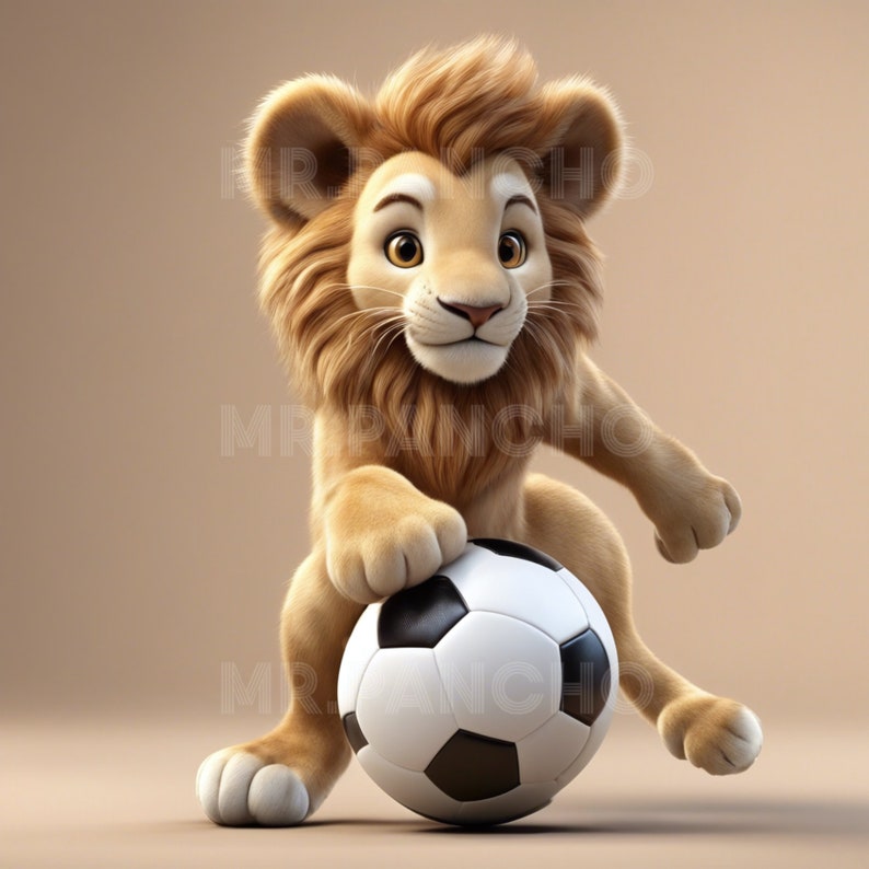 Sporting Lion King Baby Svg & Png Clipart Sticker Bundle - Etsy