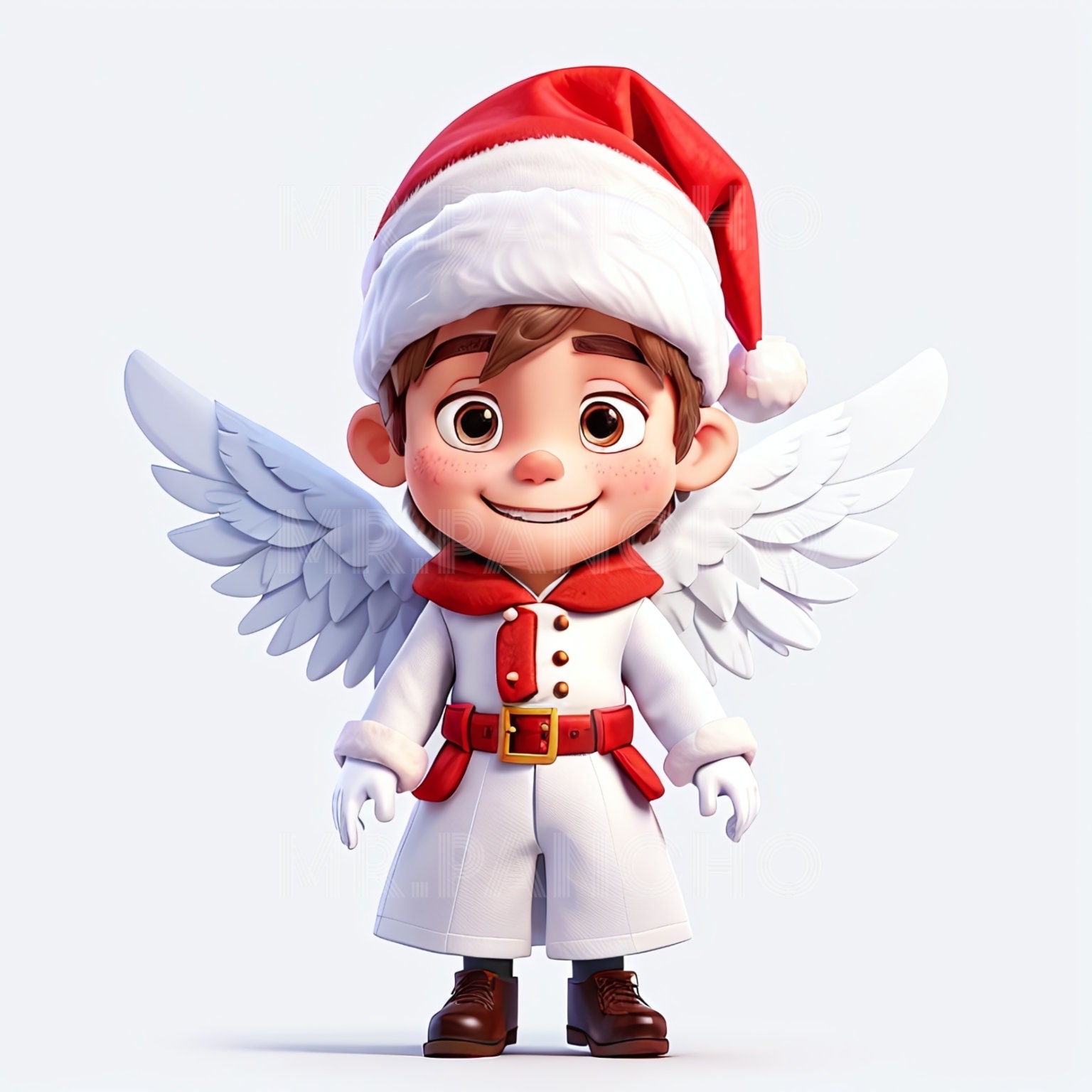 Ethereal Christmas Angel Svg Png & Clipart Bundle, Ethereal Winged ...