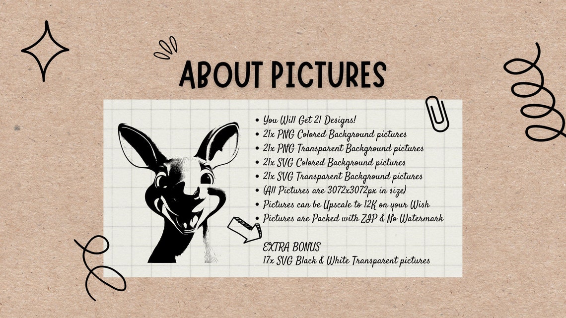 Cute Kangaroo SVG, Baby Kangaroo Svg, Jungle Animals Svg, Safari ...