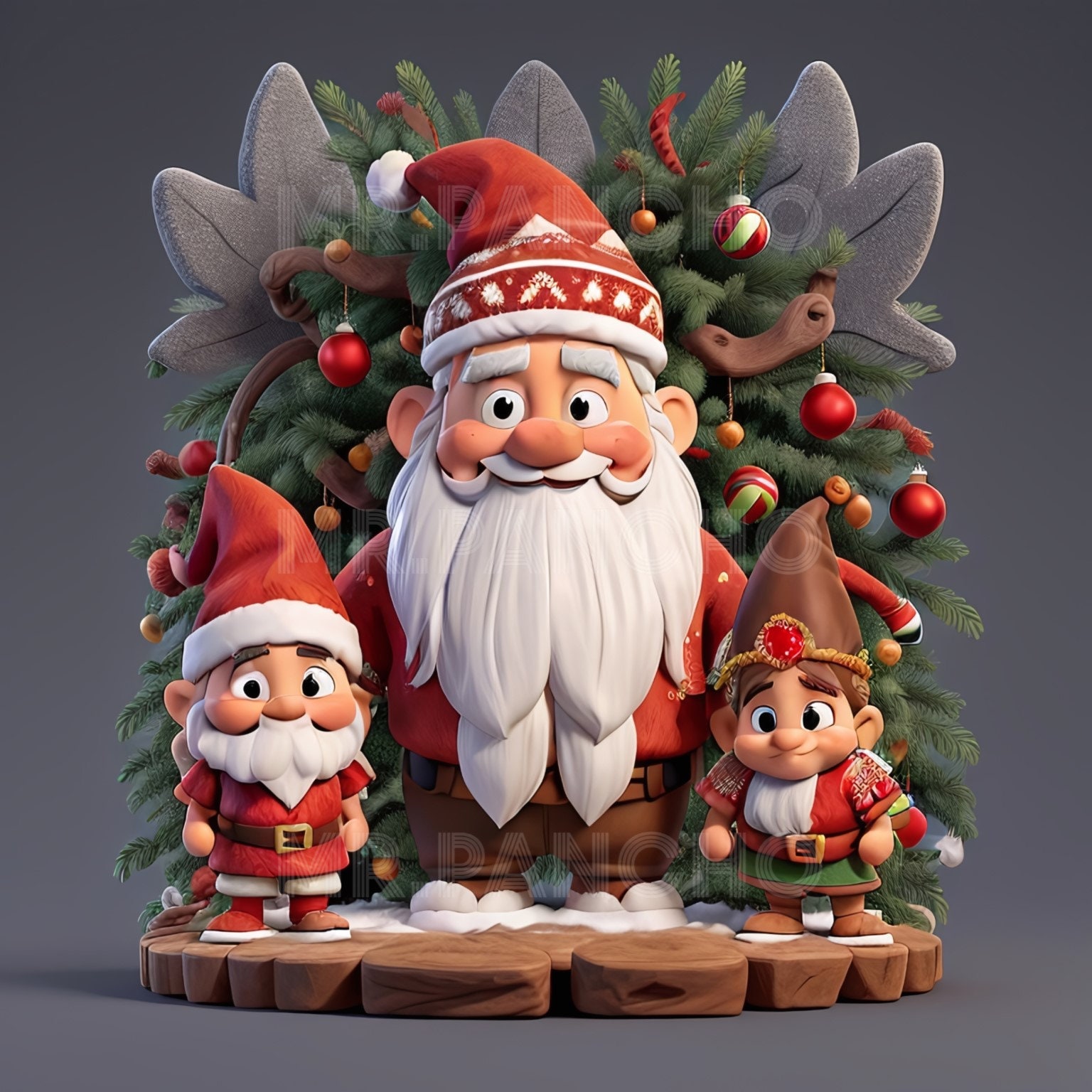 Christmas Gnome Svg Png & Clipart Bundle, Christmas Gnomes Dear Santa ...