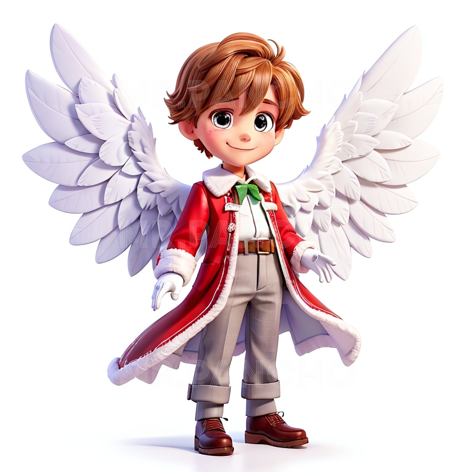 Ethereal Christmas Angel Svg Png & Clipart Bundle, Ethereal Winged ...