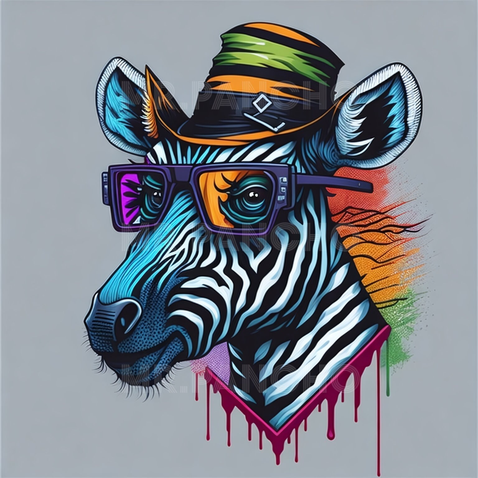 Halloween Zebra Sticker Hocus Pocus Svg Bundle for Print - Etsy