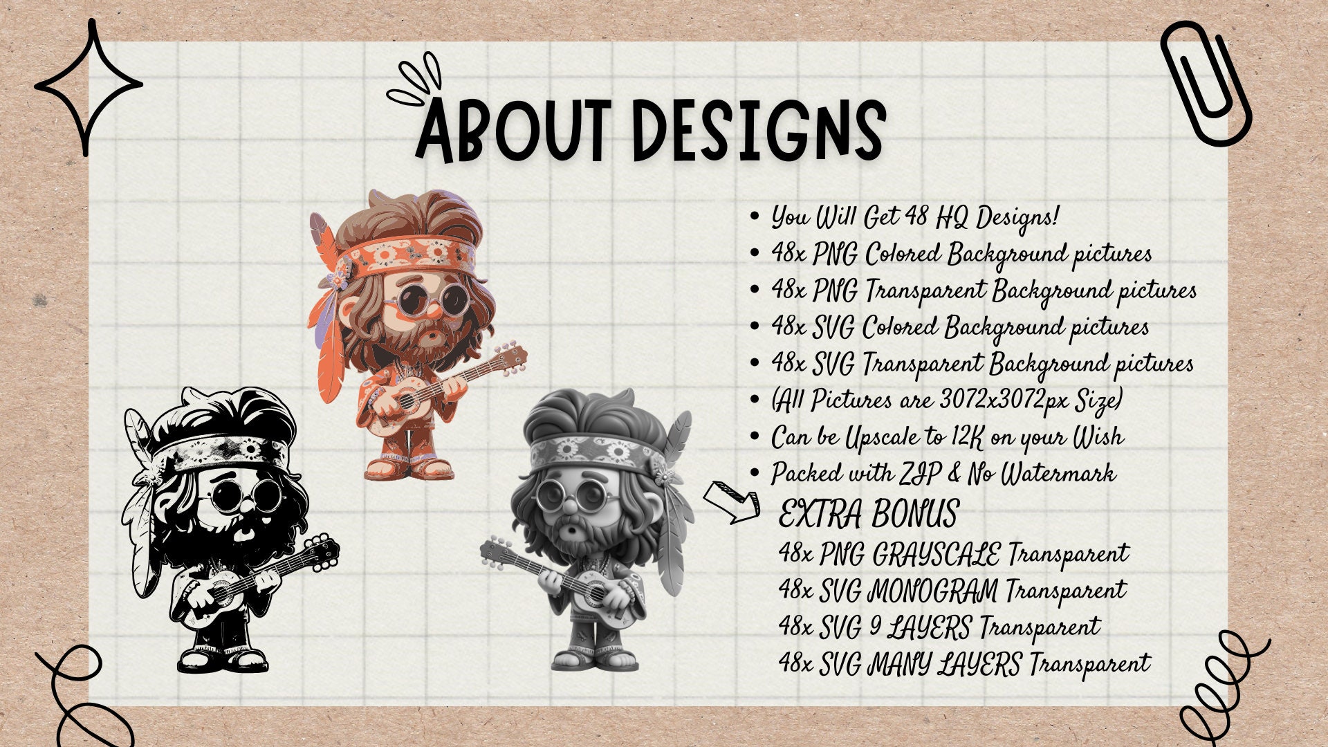 Stoned Hippie Reggae Marijuana SVG & PNG, Jamaica Weed Smoking Art ...