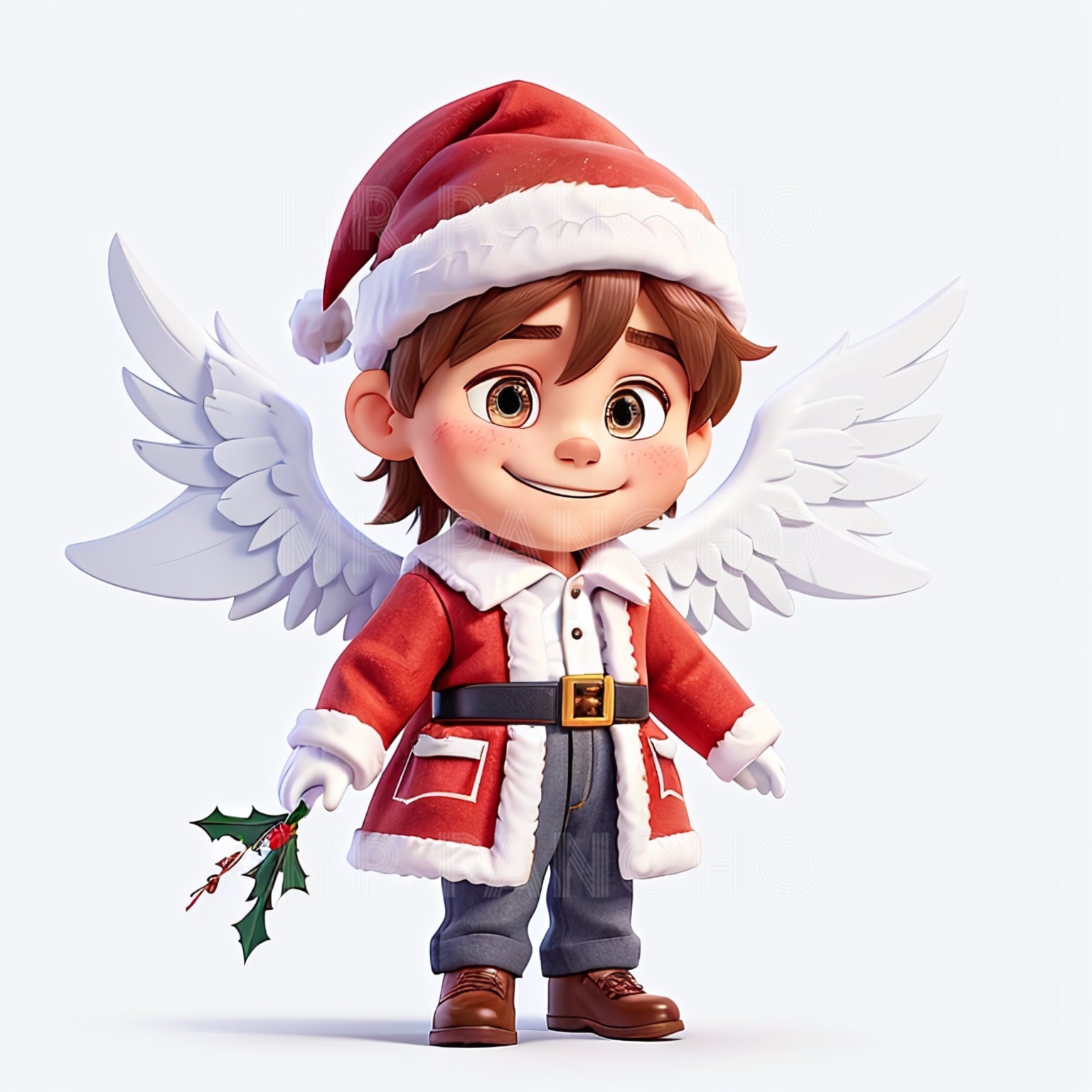 Ethereal Christmas Angel Svg Png & Clipart Bundle, Ethereal Winged ...