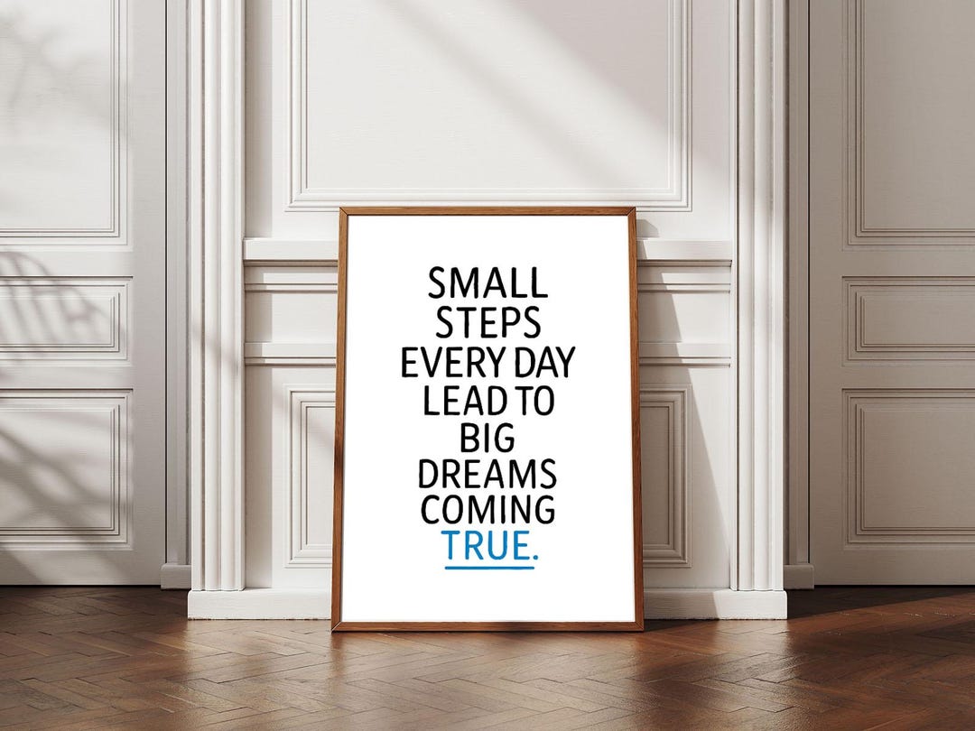 Simple Motivational Poster | Motivating Wall Arts Poster | Artful Quote ...