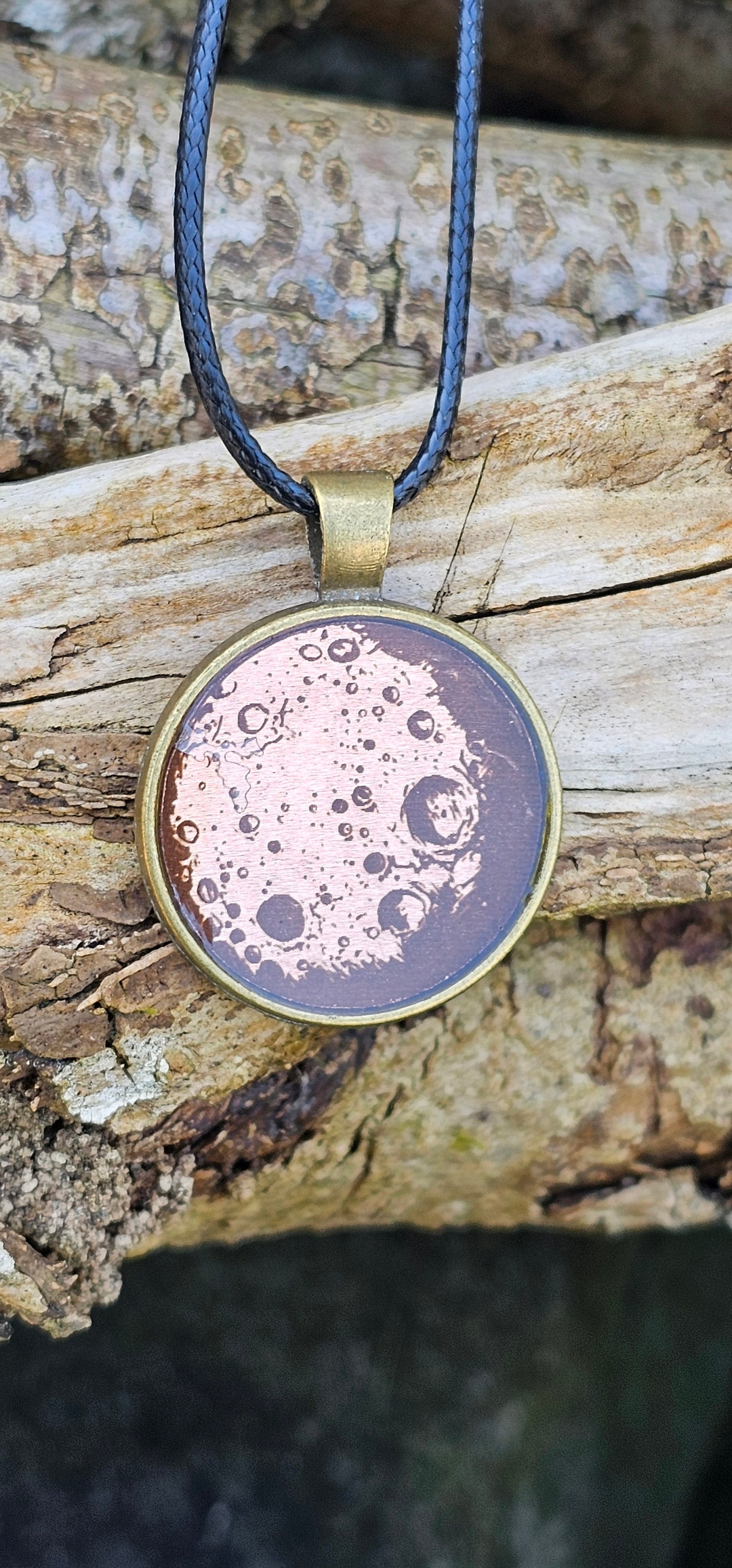 Copper Etched With the Moon Surface. - Etsy
